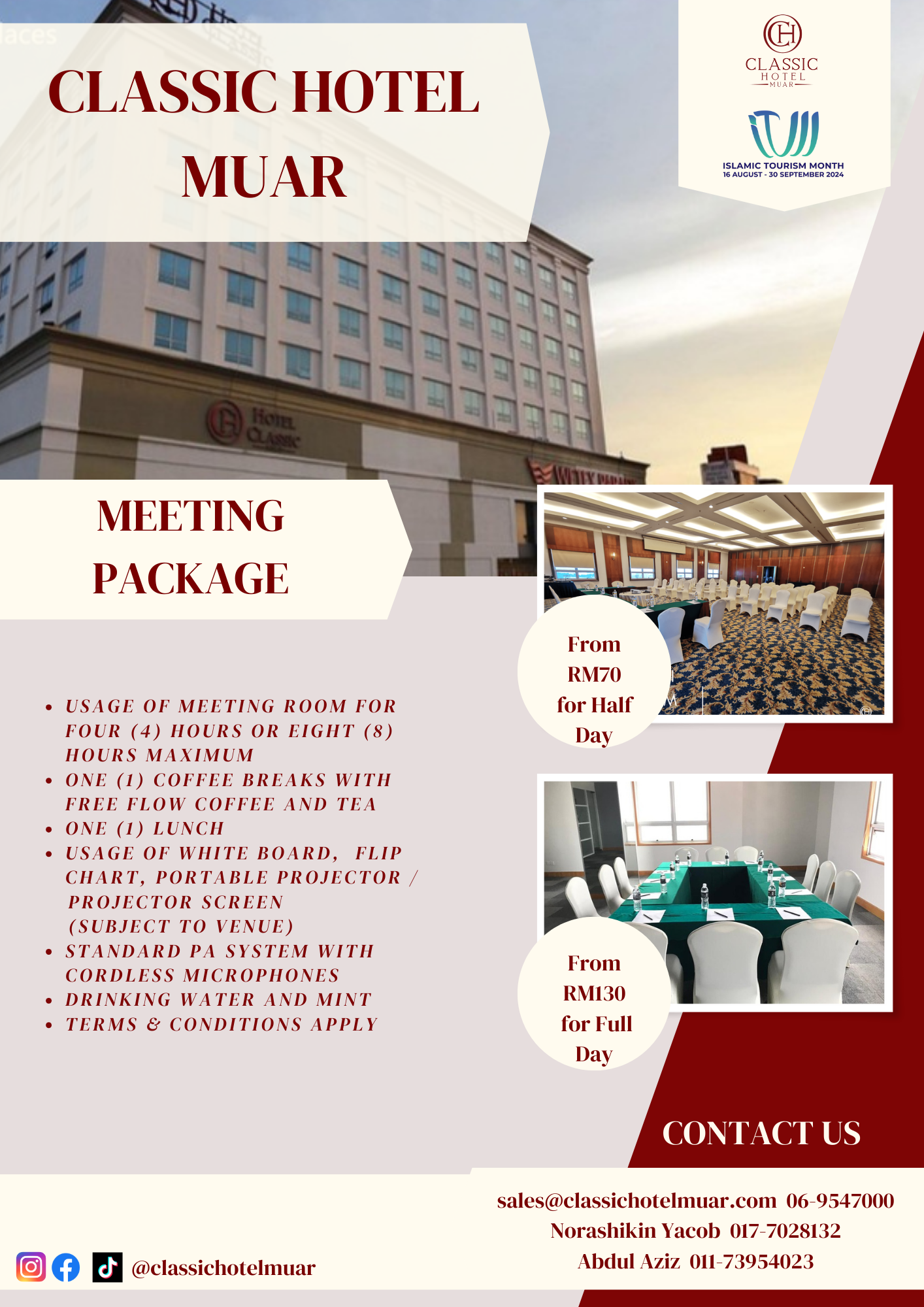 Classic Hotel Muar - Islamic Tourism Month 2024