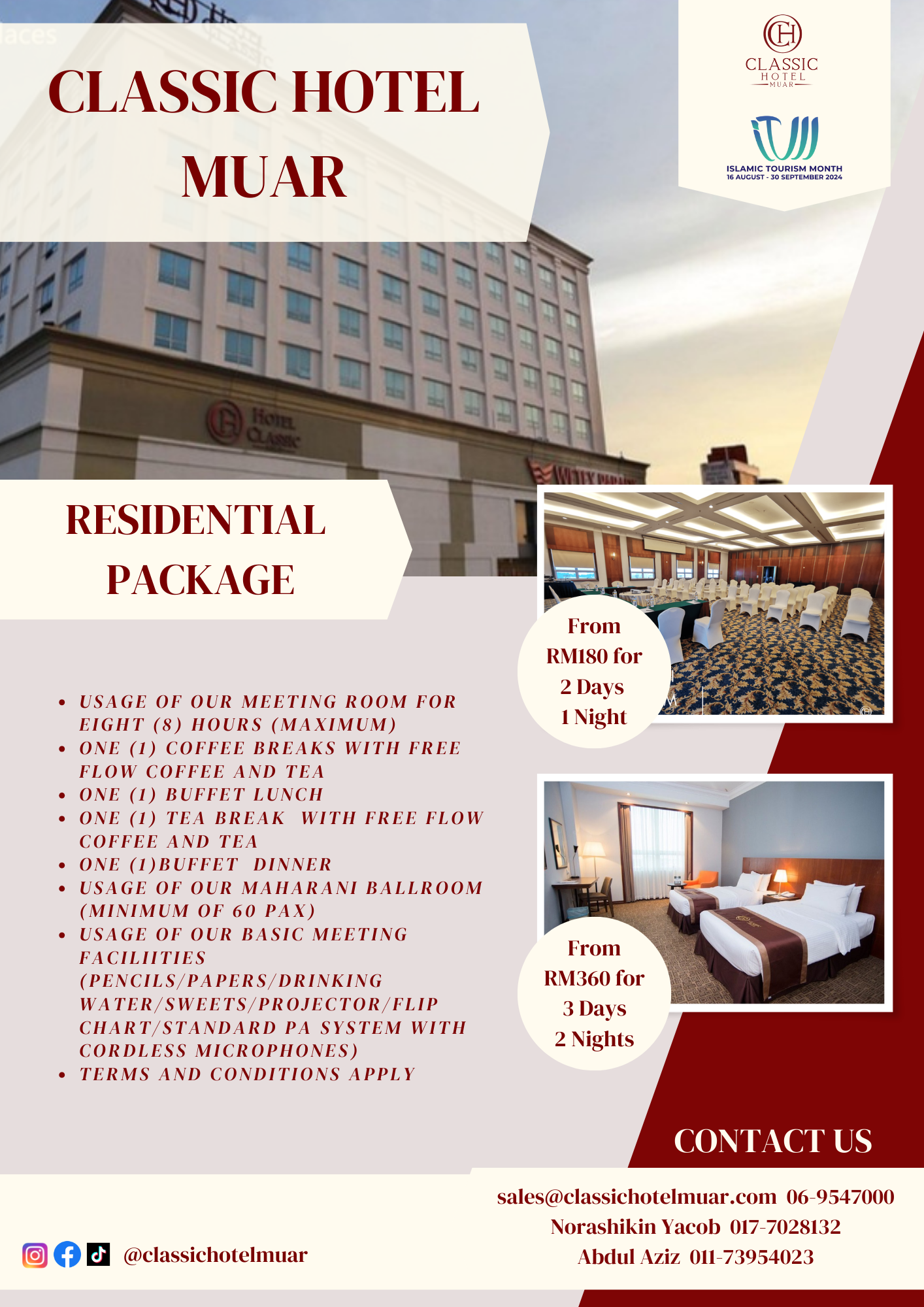 Classic Hotel Muar - Islamic Tourism Month 2024