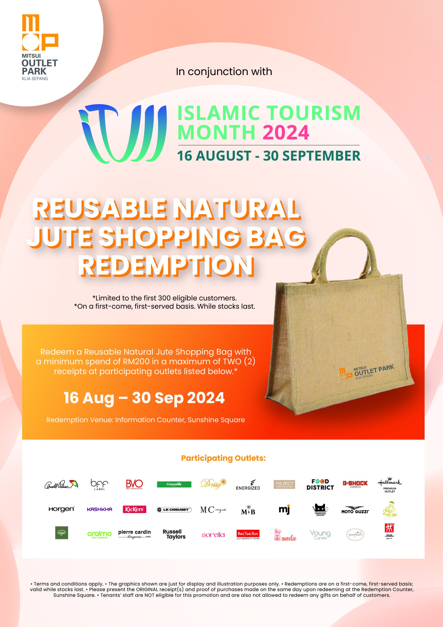 Mitsui Outlet Park - Islamic Tourism Month 2024