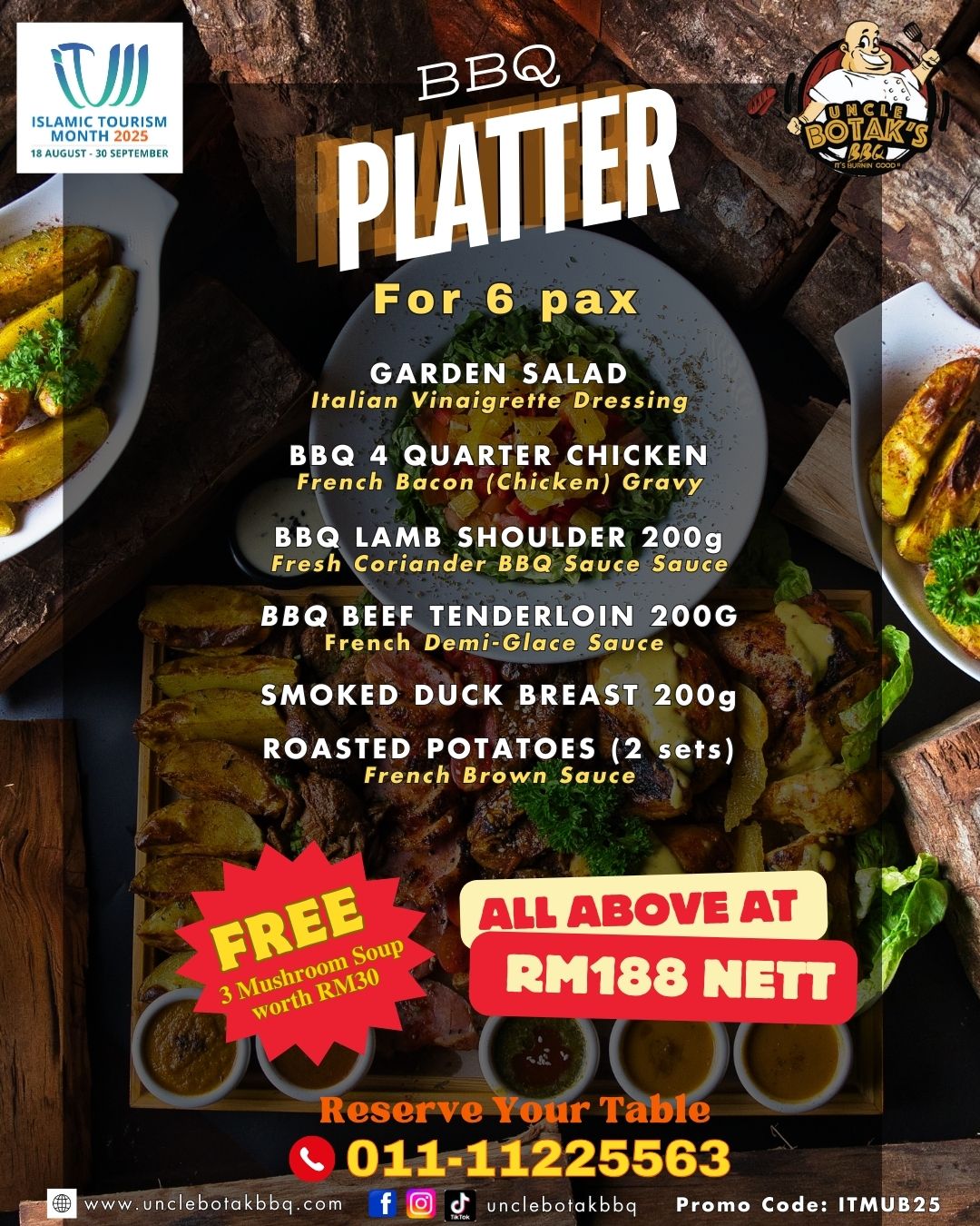 Uncle Botak BBQ - Islamic Tourism Month 2025