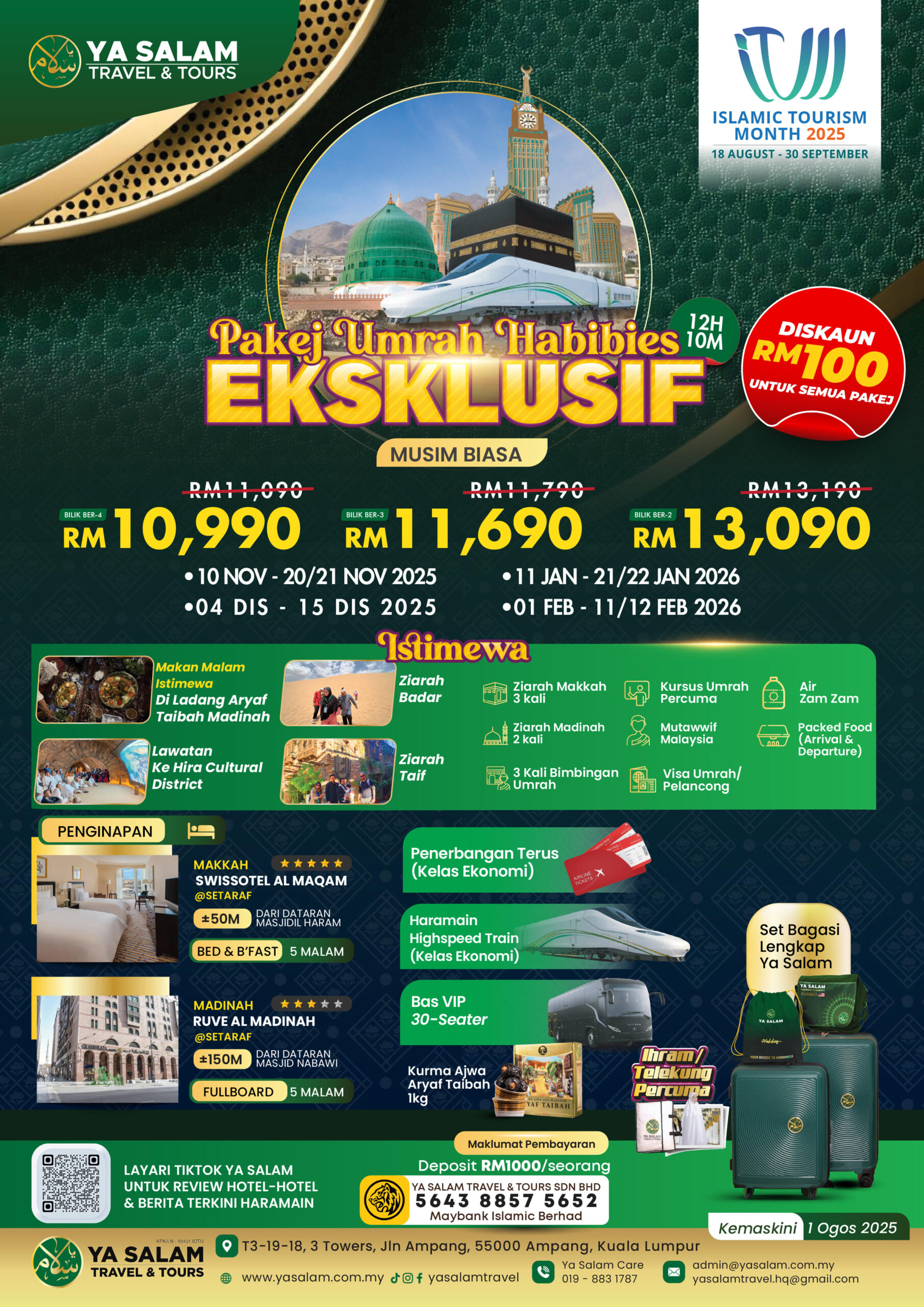Ya Salam Travel & Tours Sdn Bhd - Islamic Tourism Month 2025